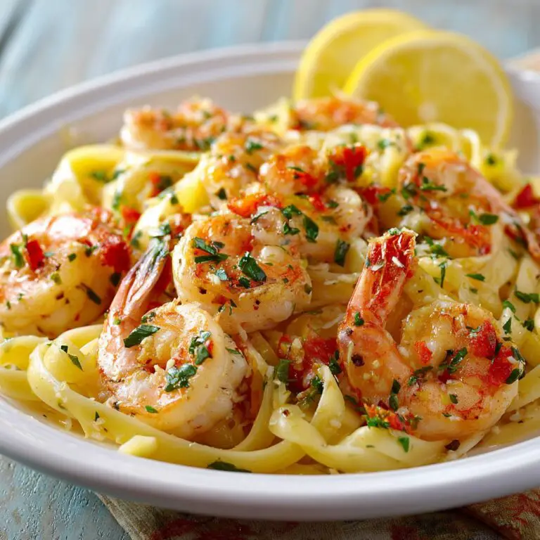 Lemony Shrimp Scampi Pasta