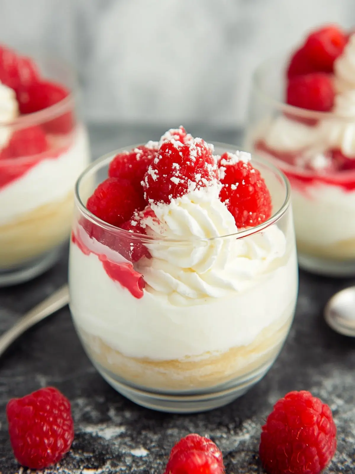 Irresistible White Chocolate Mousse with Raspberry Delight