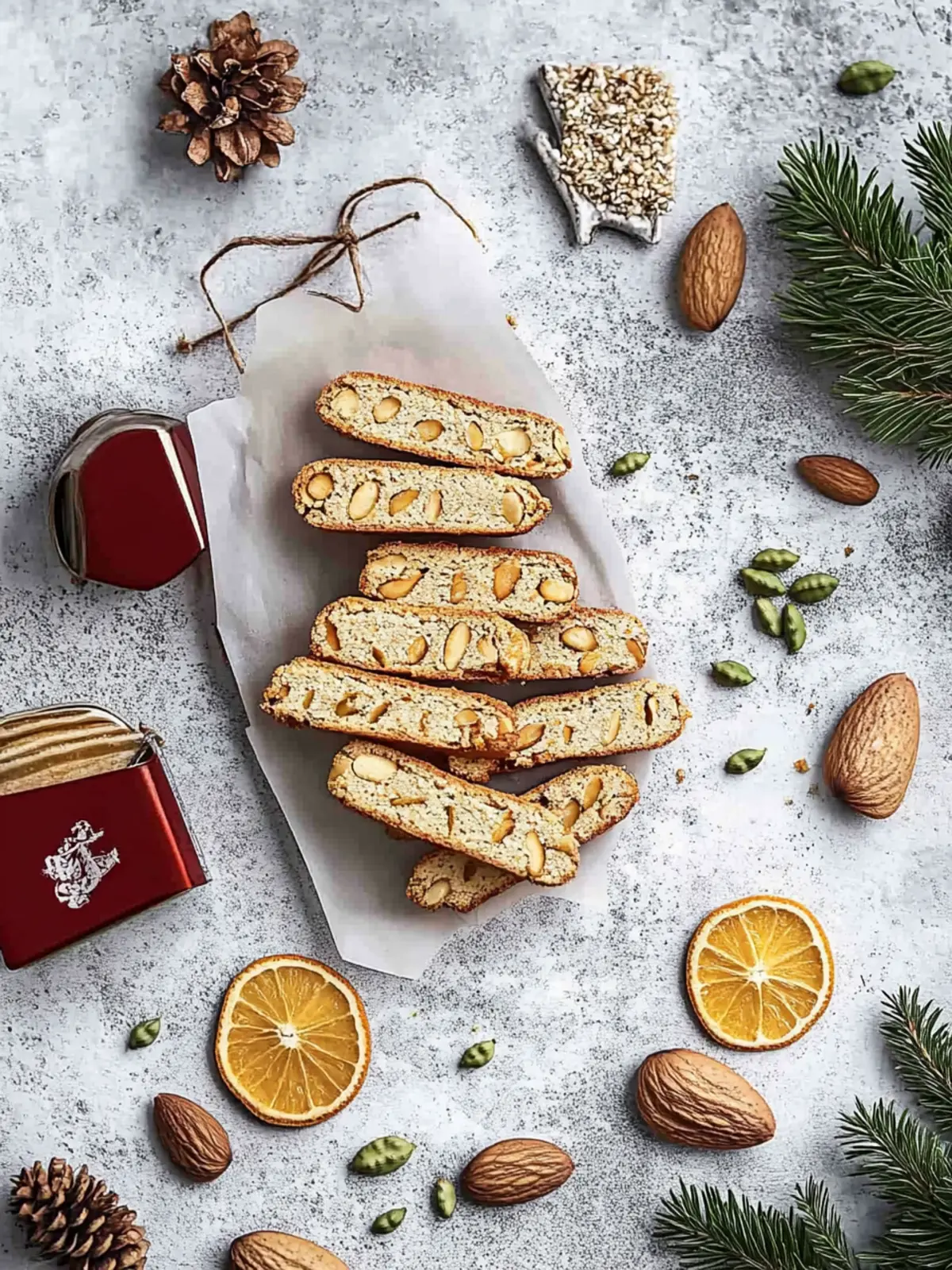 Irresistible Almond Orange Cardamom Biscotti Cookies Recipe