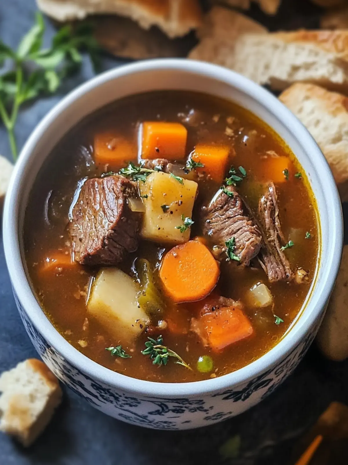 Comforting Easy Pot Roast Soup for Cozy Nights In