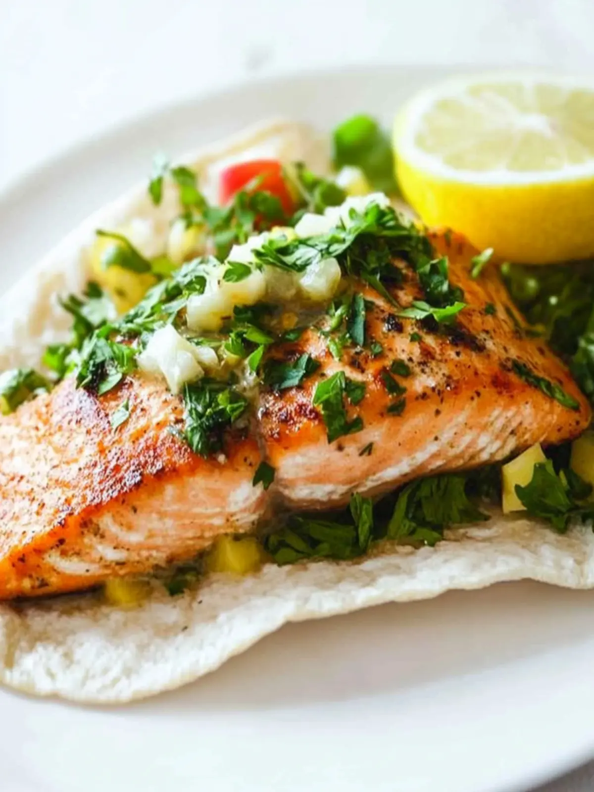 Delicious Disability Month Broiled Salmon with Lemon, Mustard, and Herbs